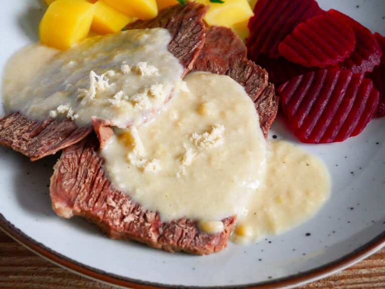 Badisches Rindfleisch mit Meerrettichsoße | Blackforestkitchenblog
